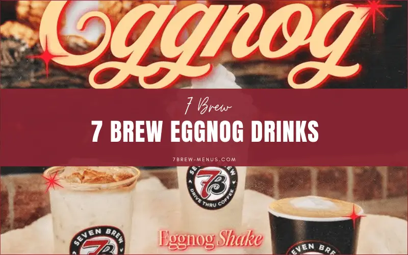 Menu and Drinks - 7 Brew Menu